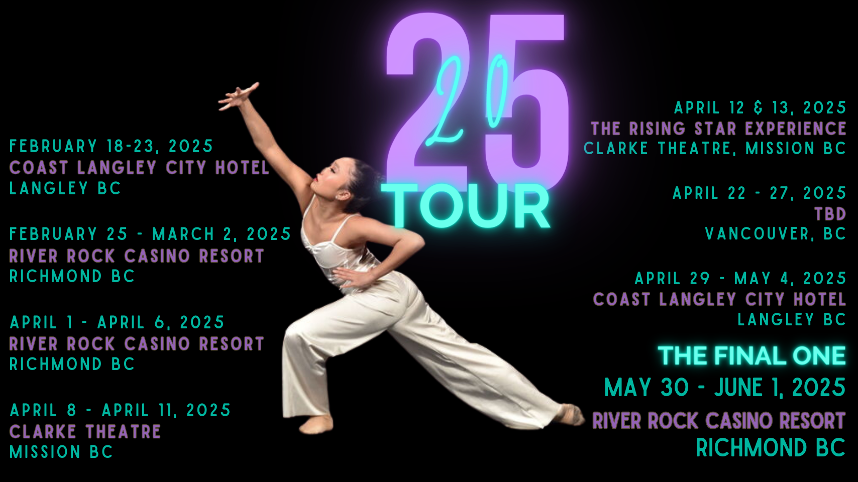 2024 Tour Dates - The One Dance Experience